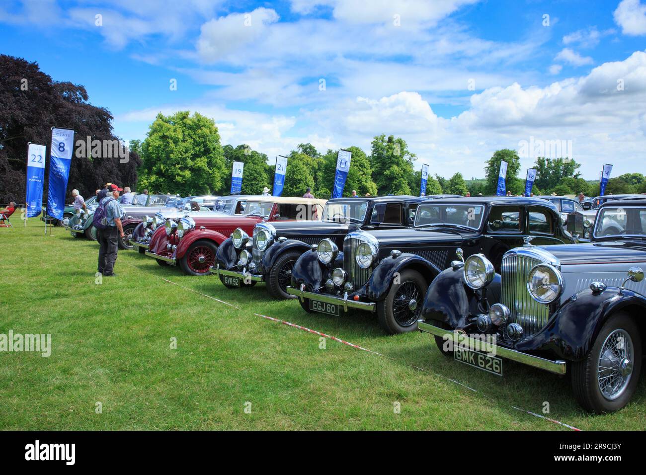 Annual Rally & Concours d'Elegance of Rolls-Royce and Bentley cars held ...