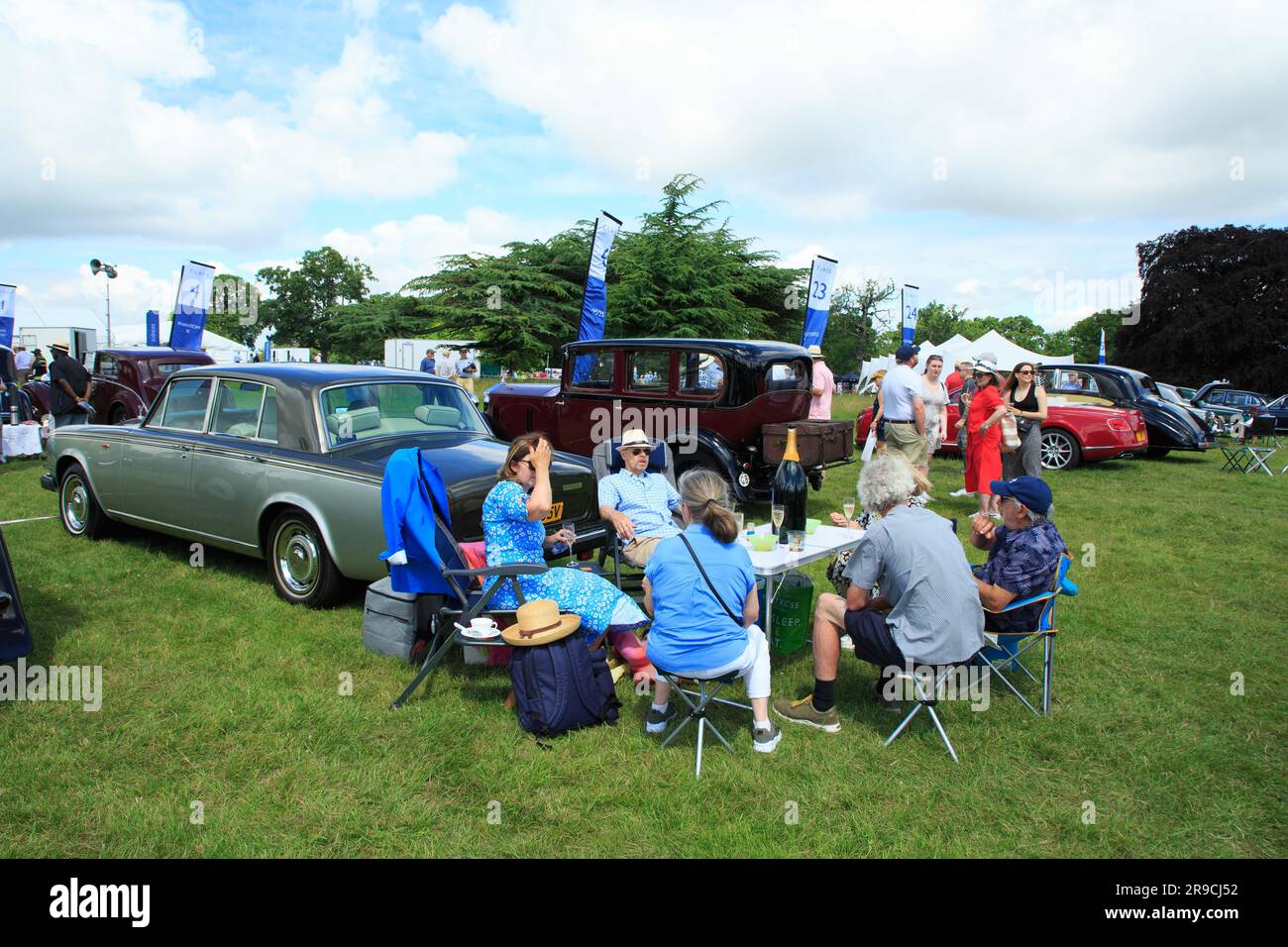 Annual Rally & Concours d'Elegance of Rolls-Royce and Bentley cars held ...