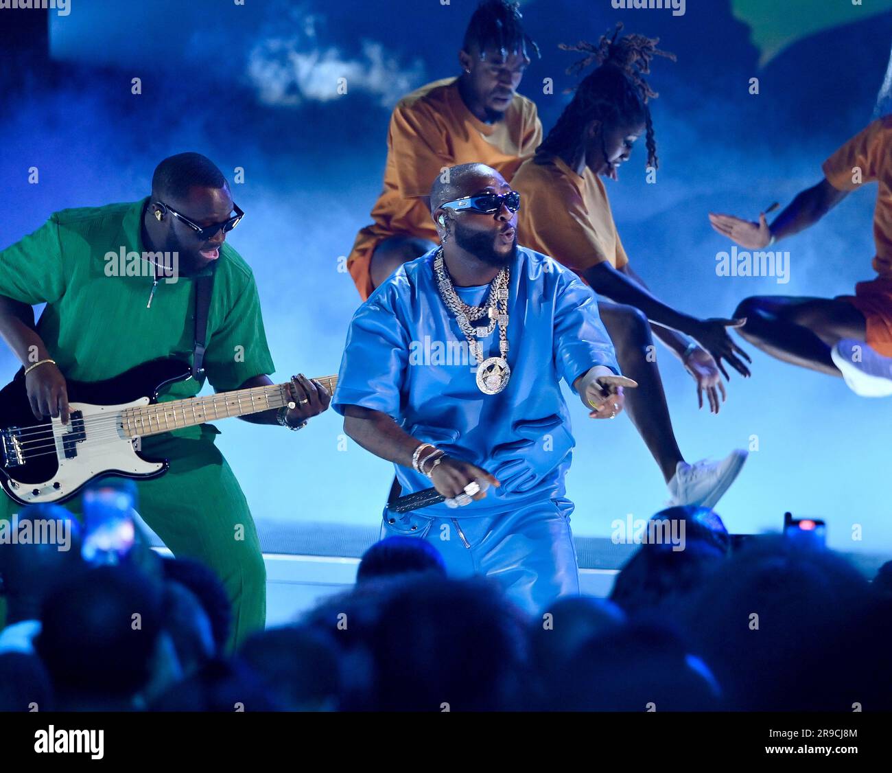 Los Angeles, United States. 25th June, 2023. Davido performs onstage ...