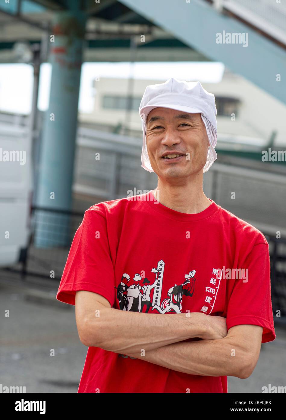 Japan/ Akashi/Hyogo prefecture/Producing Japanese sake/ Sake brewery ...