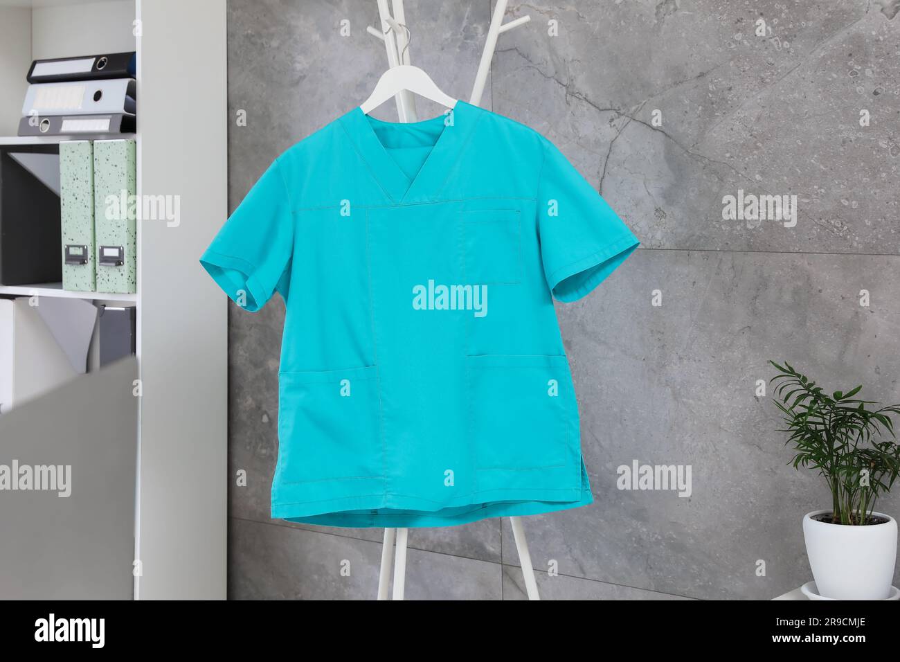 Clean turquoise medical uniform hi-res stock photography and images - Alamy