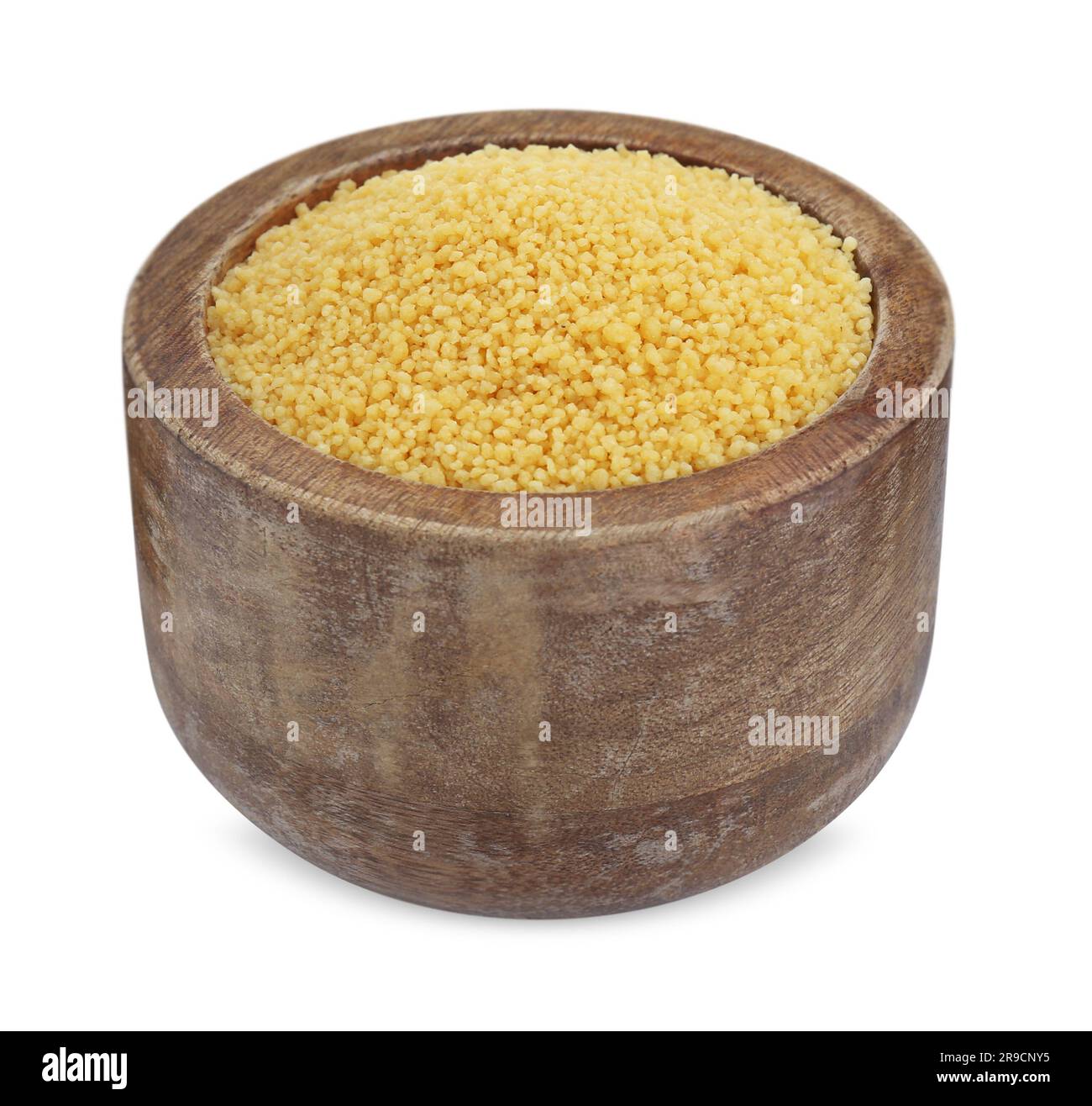 Bowl of raw couscous isolated on white Stock Photo - Alamy