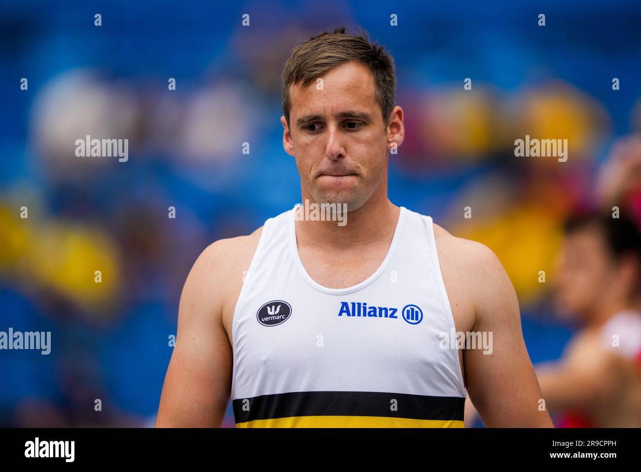 Chorchow, Poland. 25th June, 2023. Belgian Timothy Herman pictured in ...