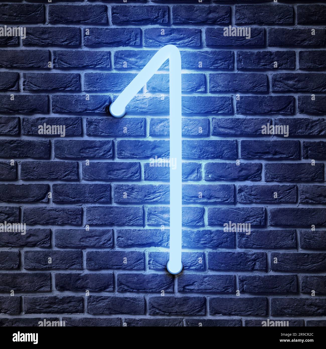 Neon number one hi-res stock photography and images - Alamy