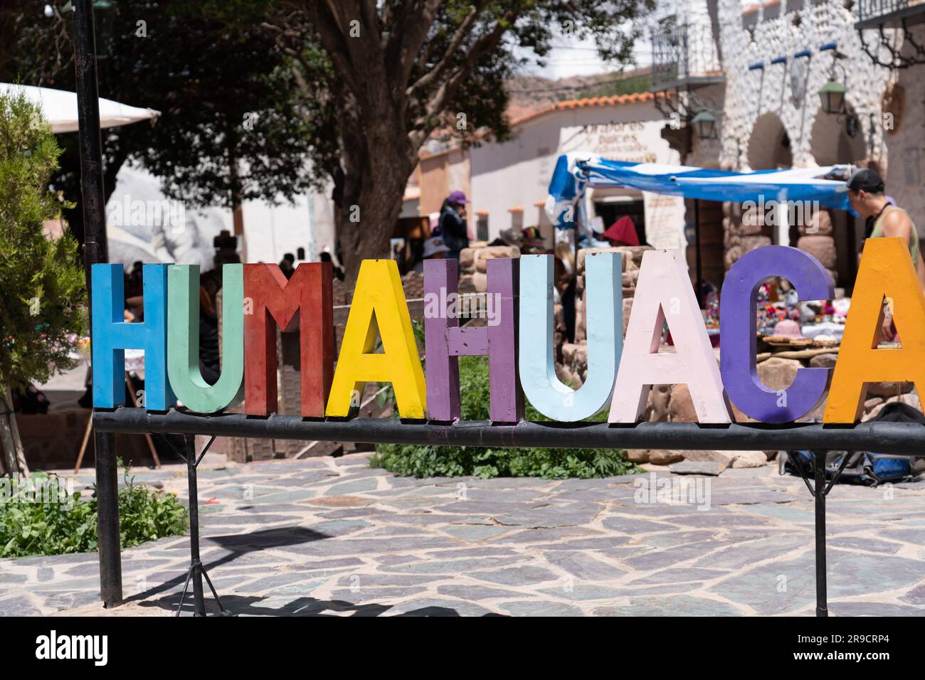 Humahuaca character logo at a touristic street in Humahuaca, Argentina ...