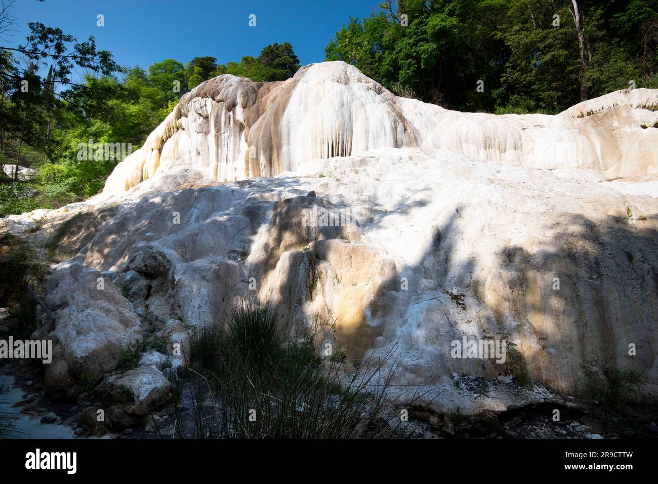 San Filippo's Waterfall Thermal Baths - Italy Stock Photo - Alamy
