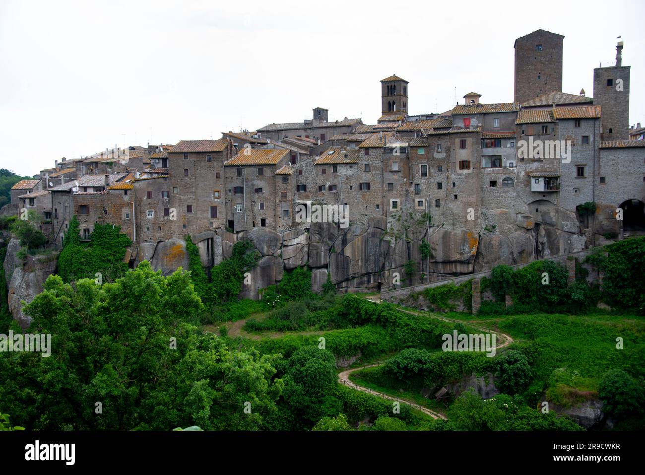 Medieval Town of Vitorchiano - Italy Stock Photo - Alamy