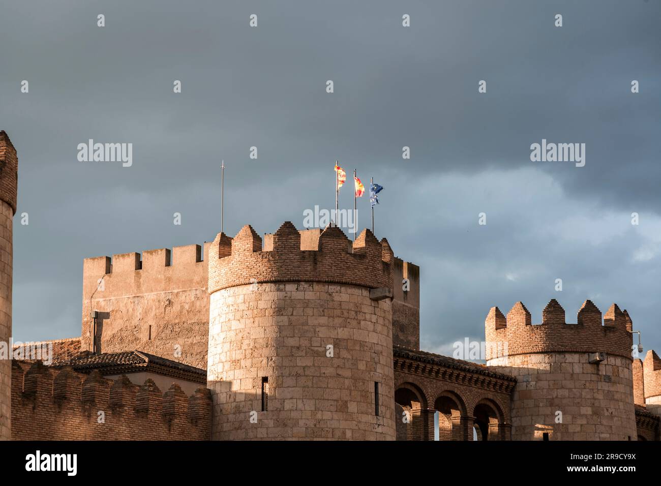 The Aljaferia Palace is a fortified medieval palace built during the ...