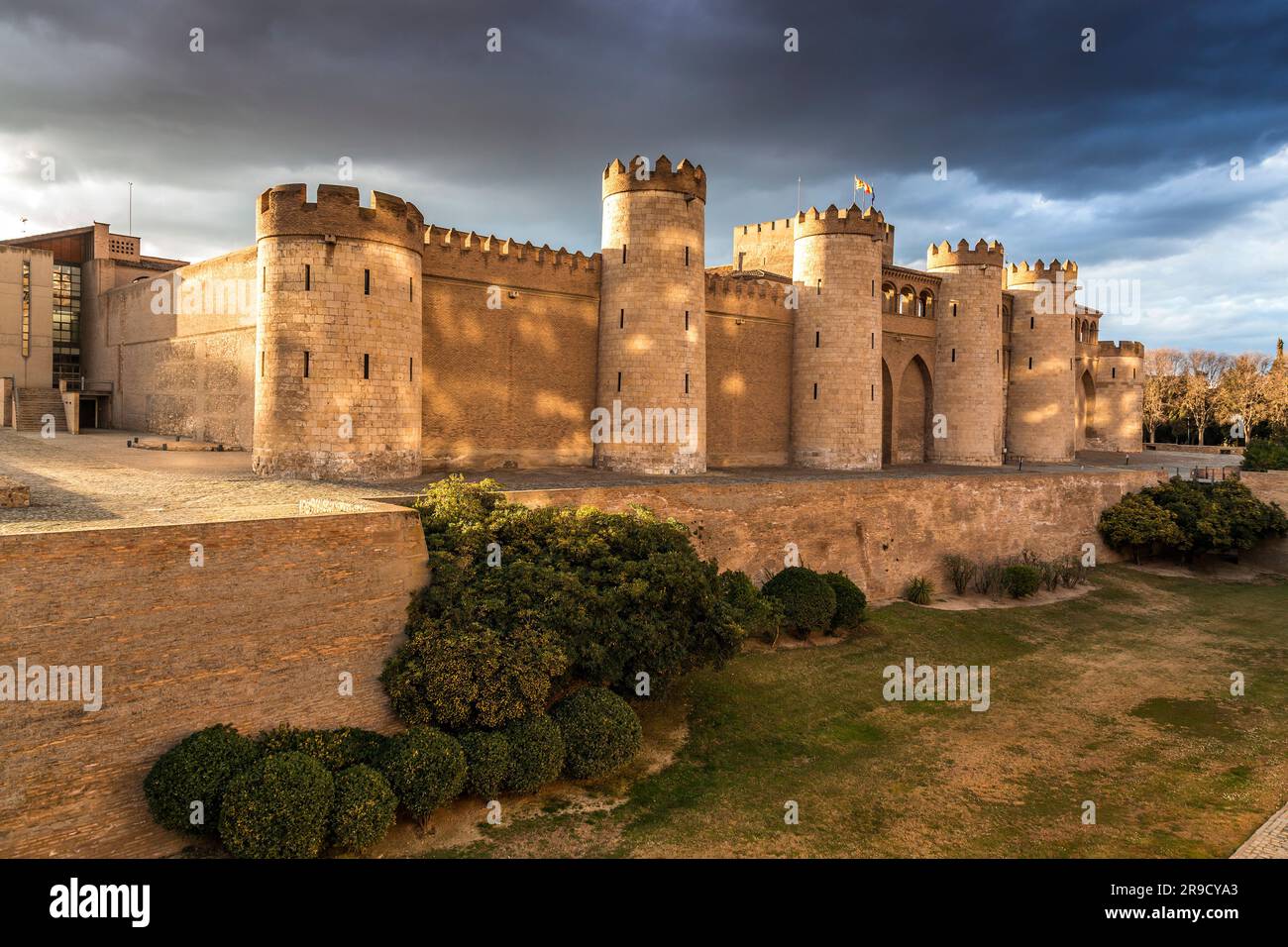The Aljaferia Palace is a fortified medieval palace built during the ...