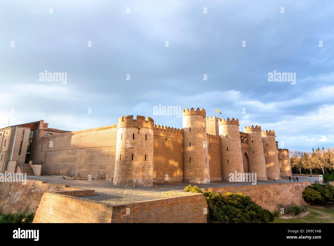 The Aljaferia Palace is a fortified medieval palace built during the ...
