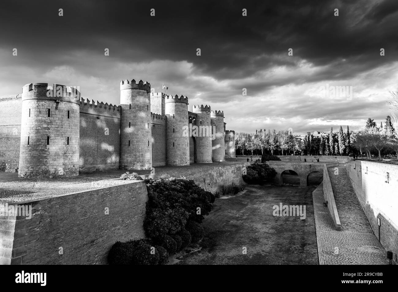 The Aljaferia Palace is a fortified medieval palace built during the ...