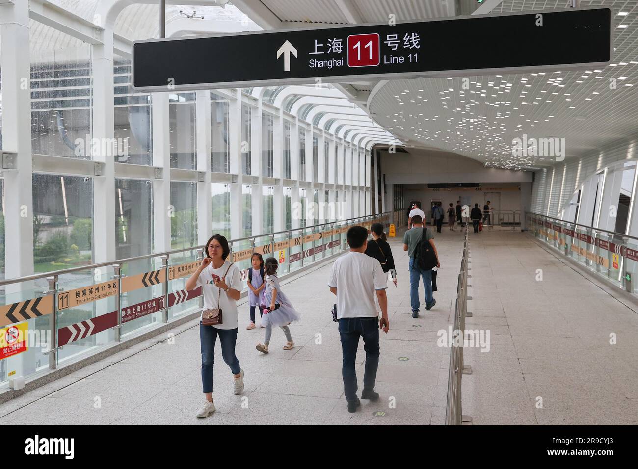 Suzhou's Metro Line 11 went into operation in Suzhou City, east China's ...