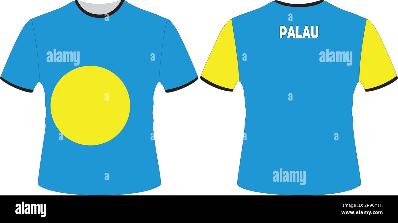 T Shirts Design with Palau Flag Vector Stock Vector Image & Art - Alamy