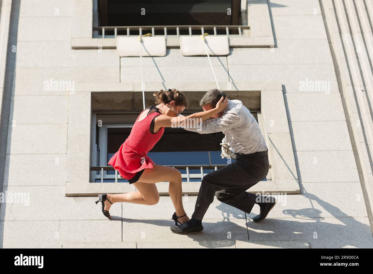 Oviedo, Asturias, northern Spain. CAFCA street art festival. Vertical ...