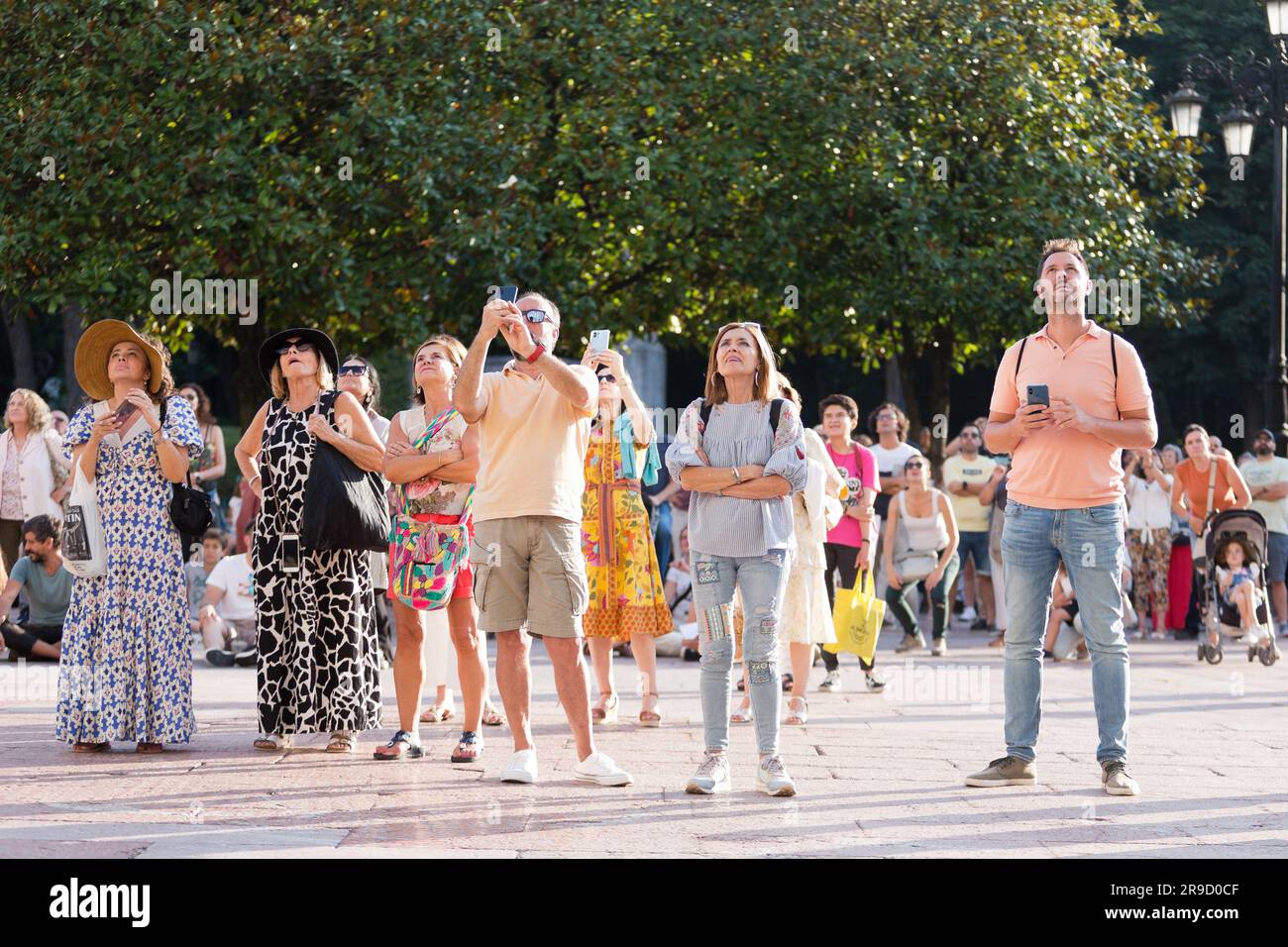 Oviedo, Asturias, northern Spain. CAFCA street art festival. Vertical ...