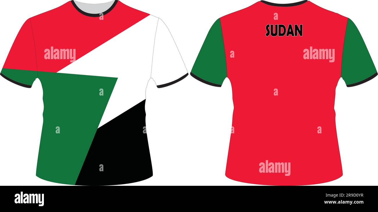 T Shirts Design with Sudan Flag Vector Stock Vector Image & Art - Alamy