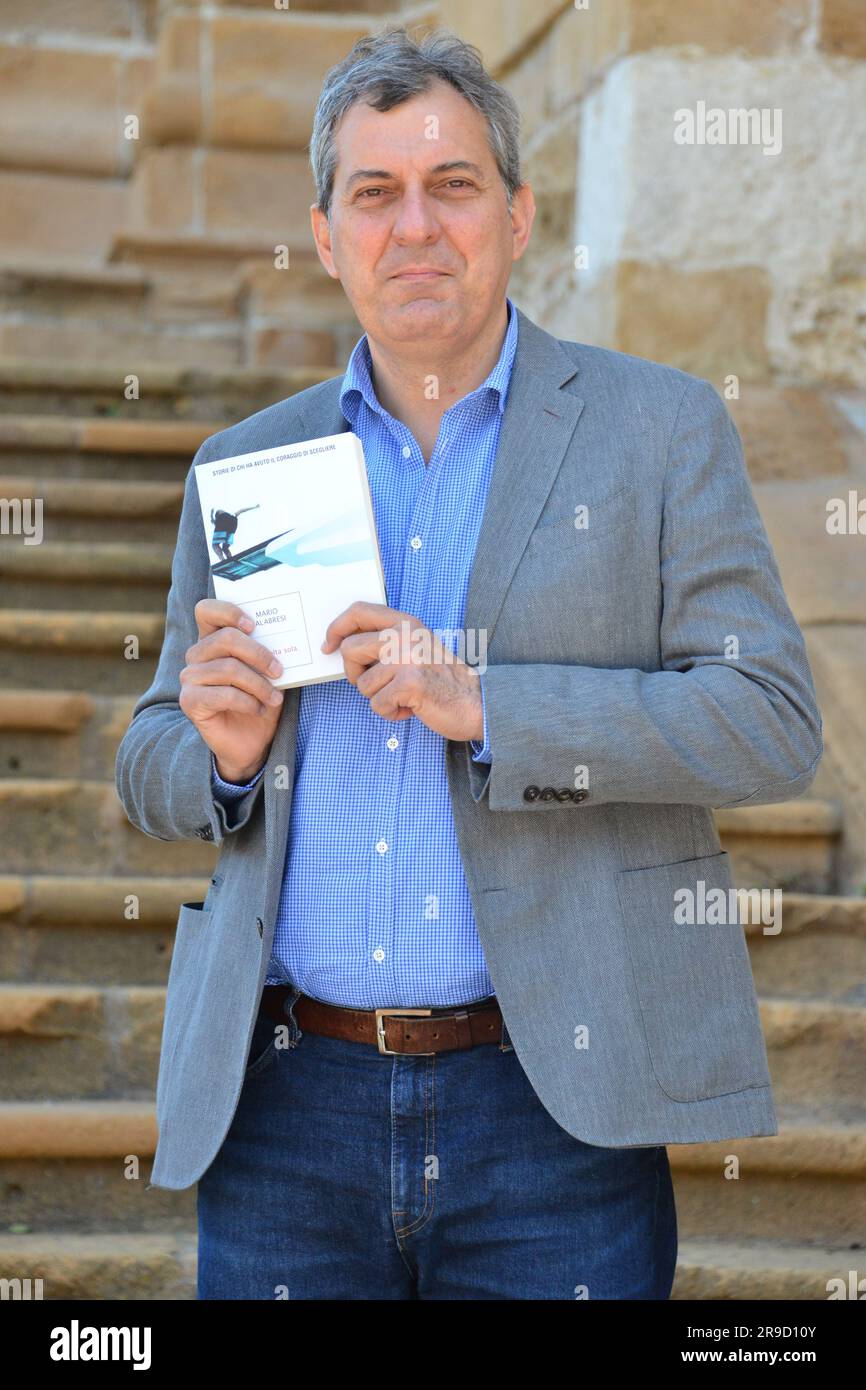 Enna, Enna. 17th June, 2023. *SPECIAL FEE* [Posed] Mario Calabresi ...