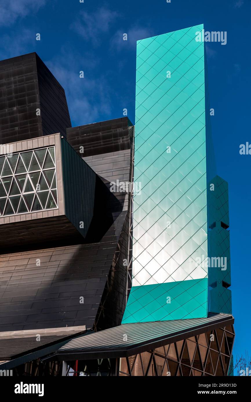 Zaragoza, Spain - FEB 14, 2022: The Aragonese Institute of Contemporary ...
