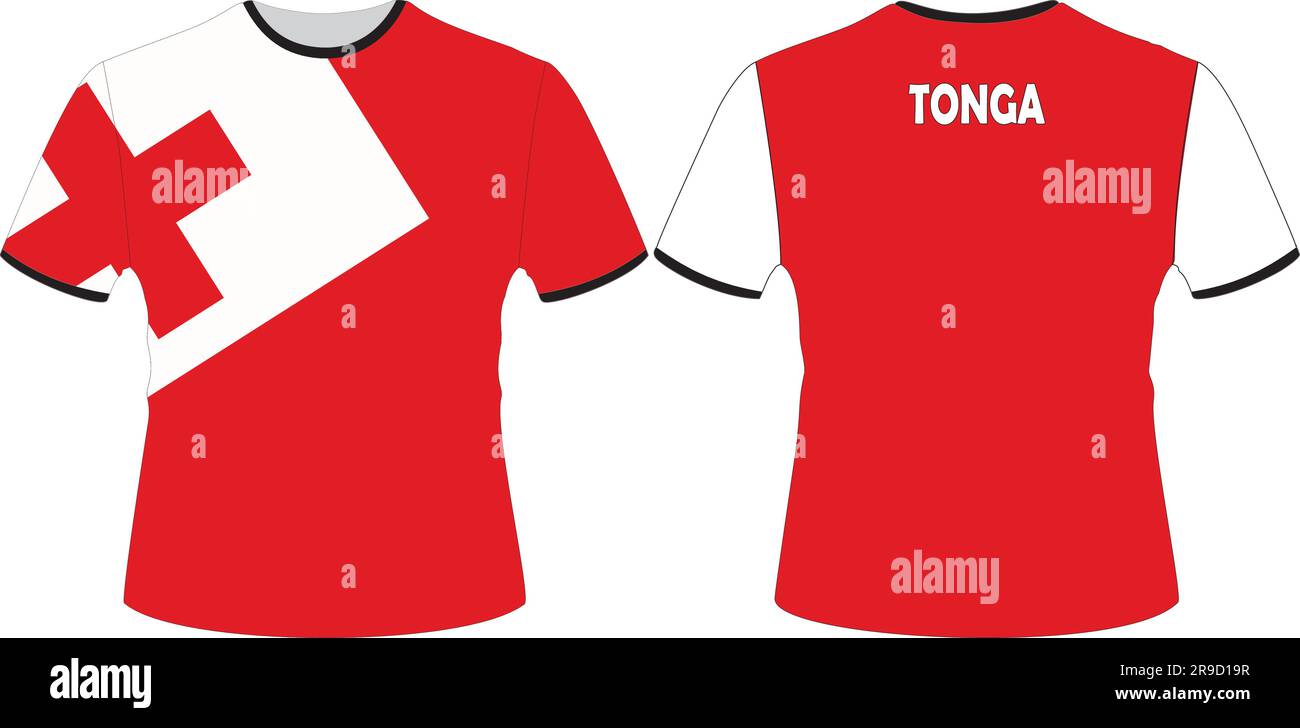 T Shirts Design with Tonga Flag Vector Stock Vector Image & Art - Alamy