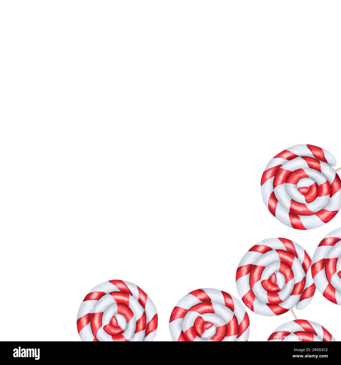 Christmas Candy Clipart Border