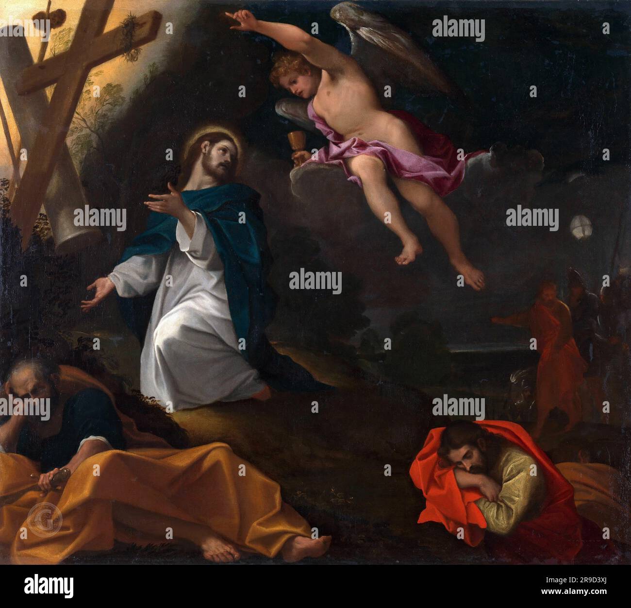 Ludovico Carracci - The Agony in the Garden about 1590 Stock Photo - Alamy