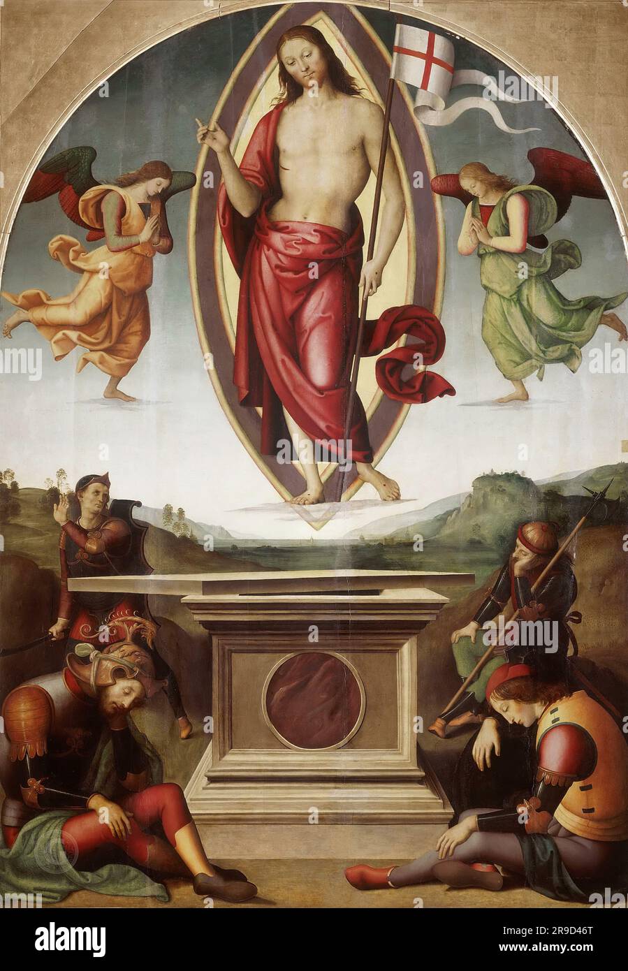 Resurrection Pietro Perugino (1445-1523 Stock Photo - Alamy
