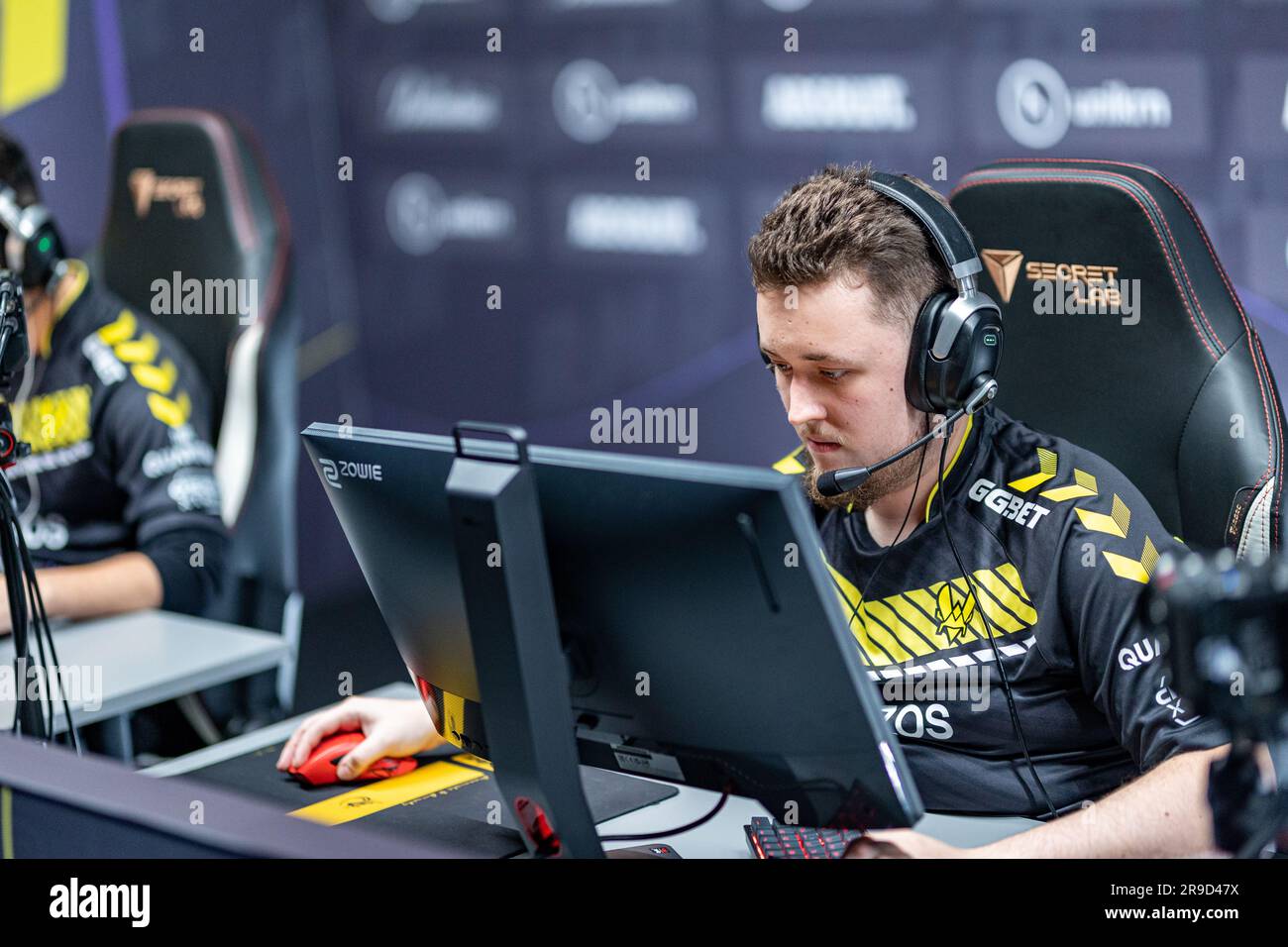the players from the esport team vitality, in the BLAST Studio. In Denmark, Trying to earn a ...