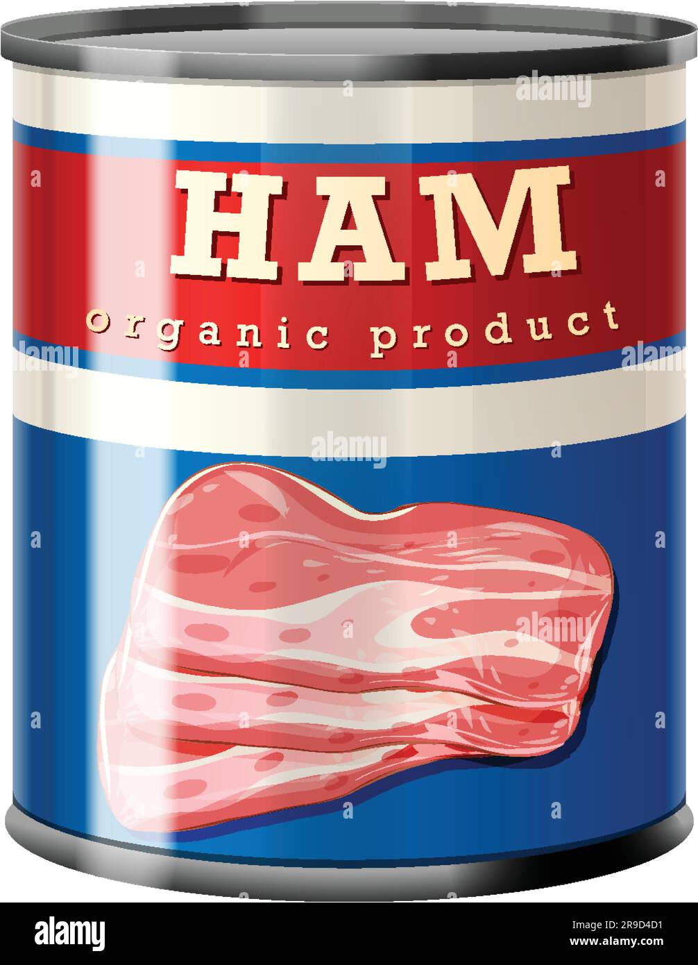 Ham in Tin Can Vector illustration Stock Vector Image & Art - Alamy