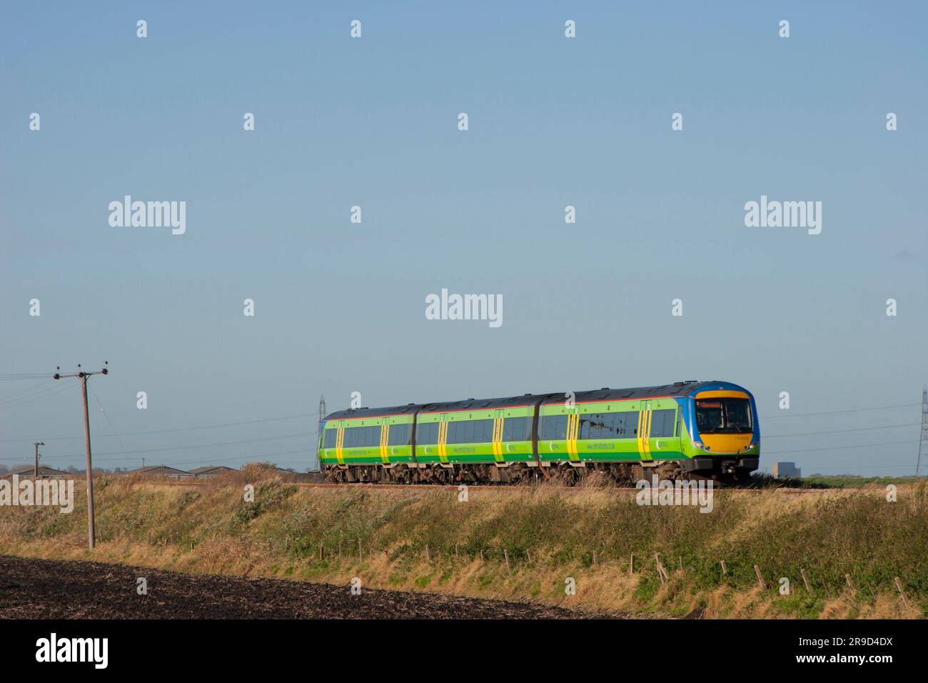 A Central Trains Class 170 diesel multiple unit number 170636 passing ...
