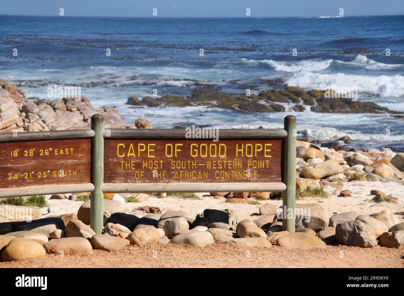 Cape of Good Hope Sign, Table Mountain National Park, Cape Peninsula ...