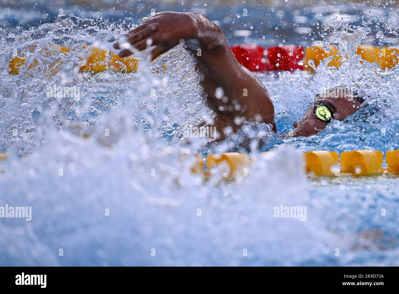 Simona Quadarella of Italy competes in the 400m Freestyle Women Final ...