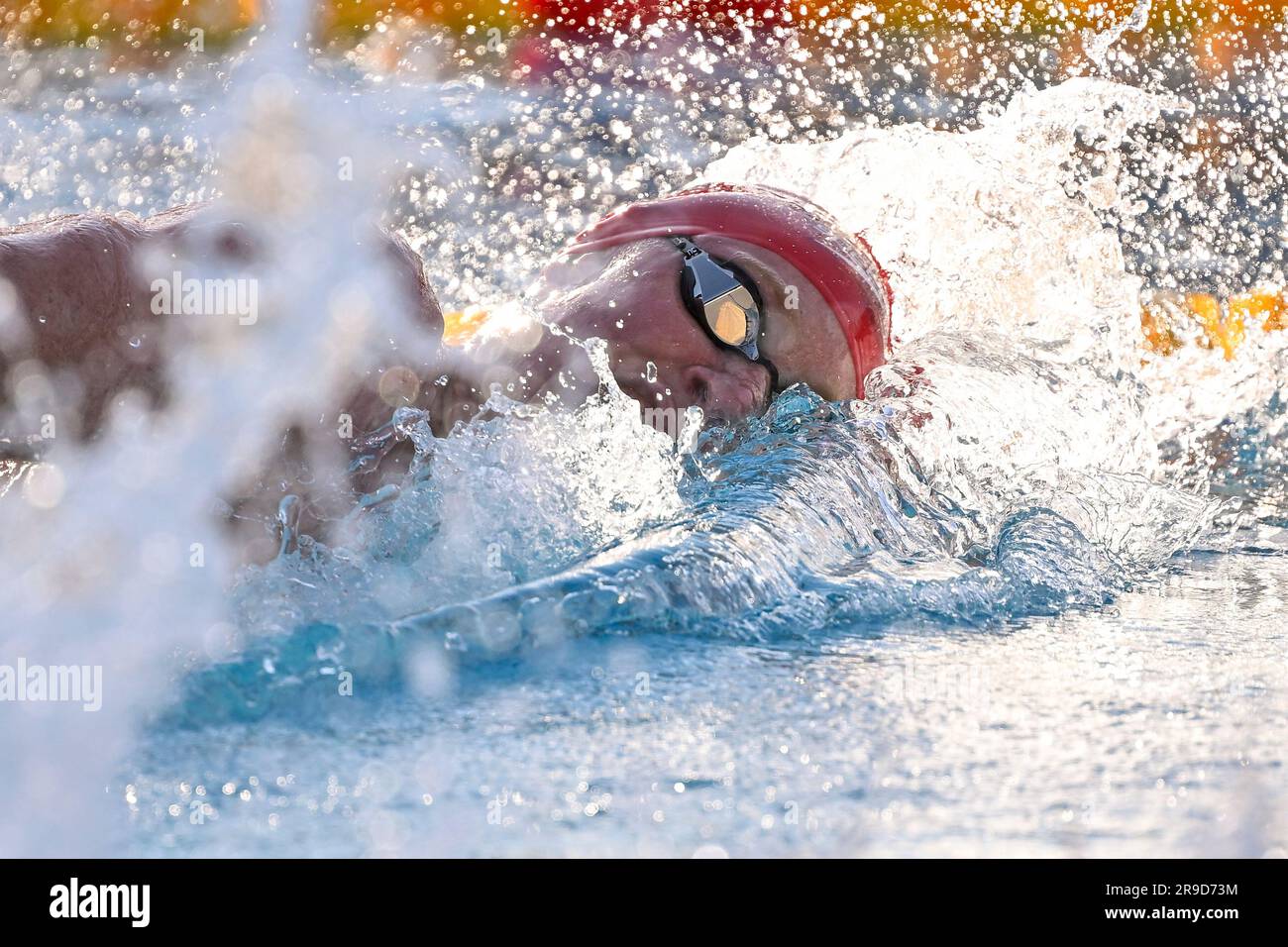 Thomas Dean of Great Britain competes in the 200m Freestyle Men Final ...
