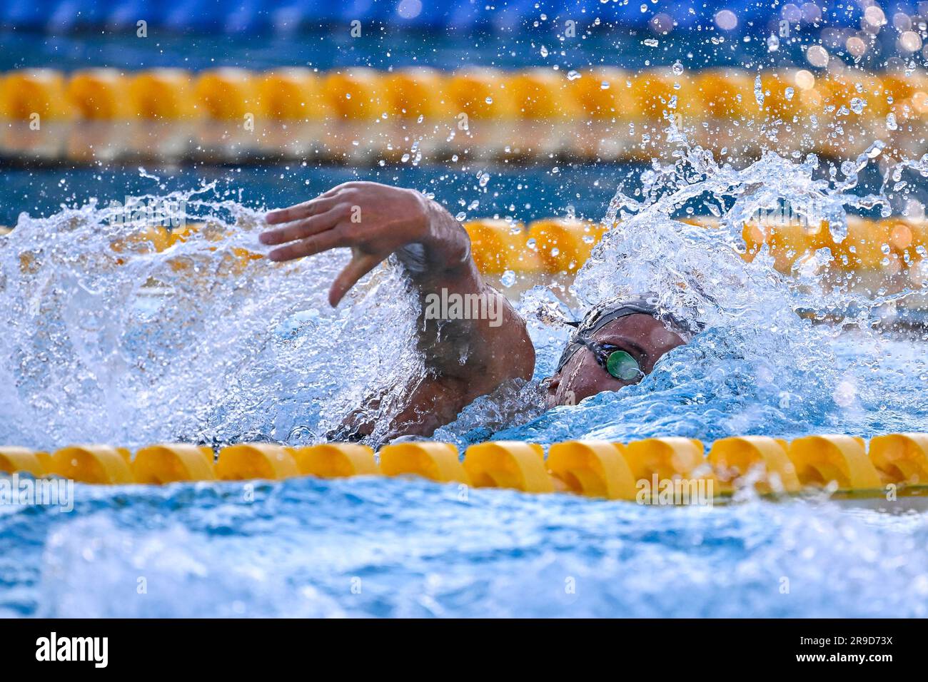 Simona Quadarella of Italy competes in the 400m Freestyle Women Final ...