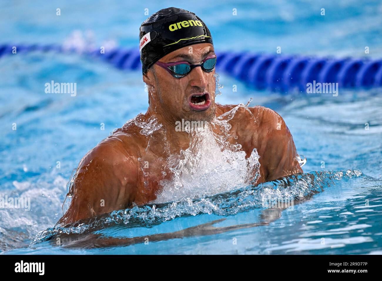 Alberto Razzetti of Italy competes in the 200m Individual Medley Men ...