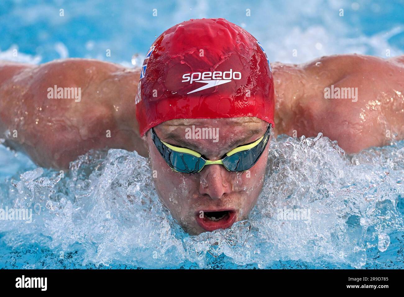 Duncan W Scott of Great Britain competes in the 200m Individual Medley ...