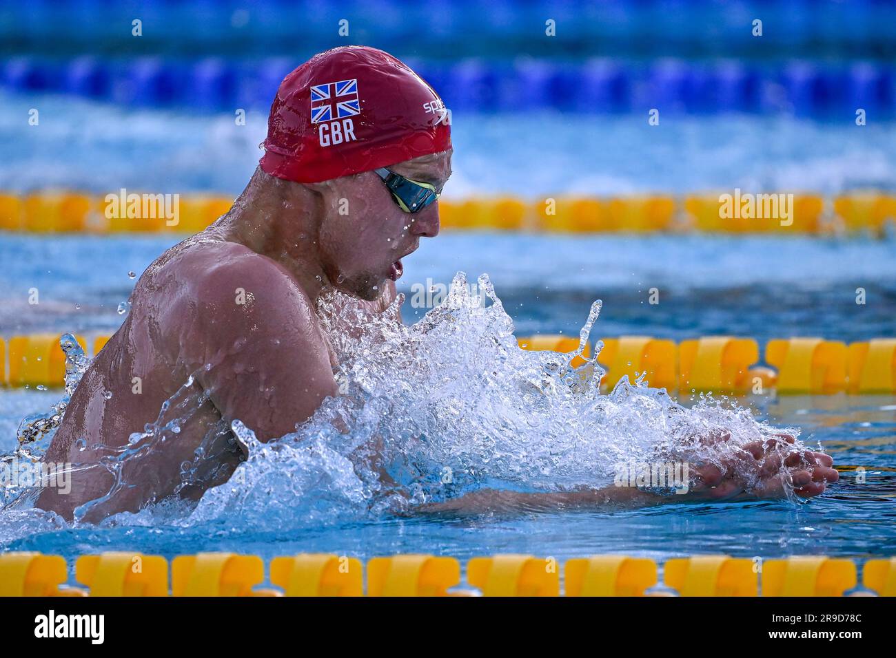 Duncan W Scott of Great Britain competes in the 200m Individual Medley ...
