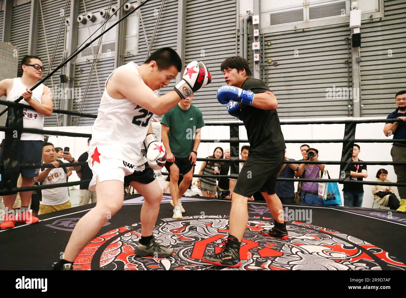 SHANGHAI, CHINA - JUNE 25, 2023 - Sports enthusiasts take part in a ...