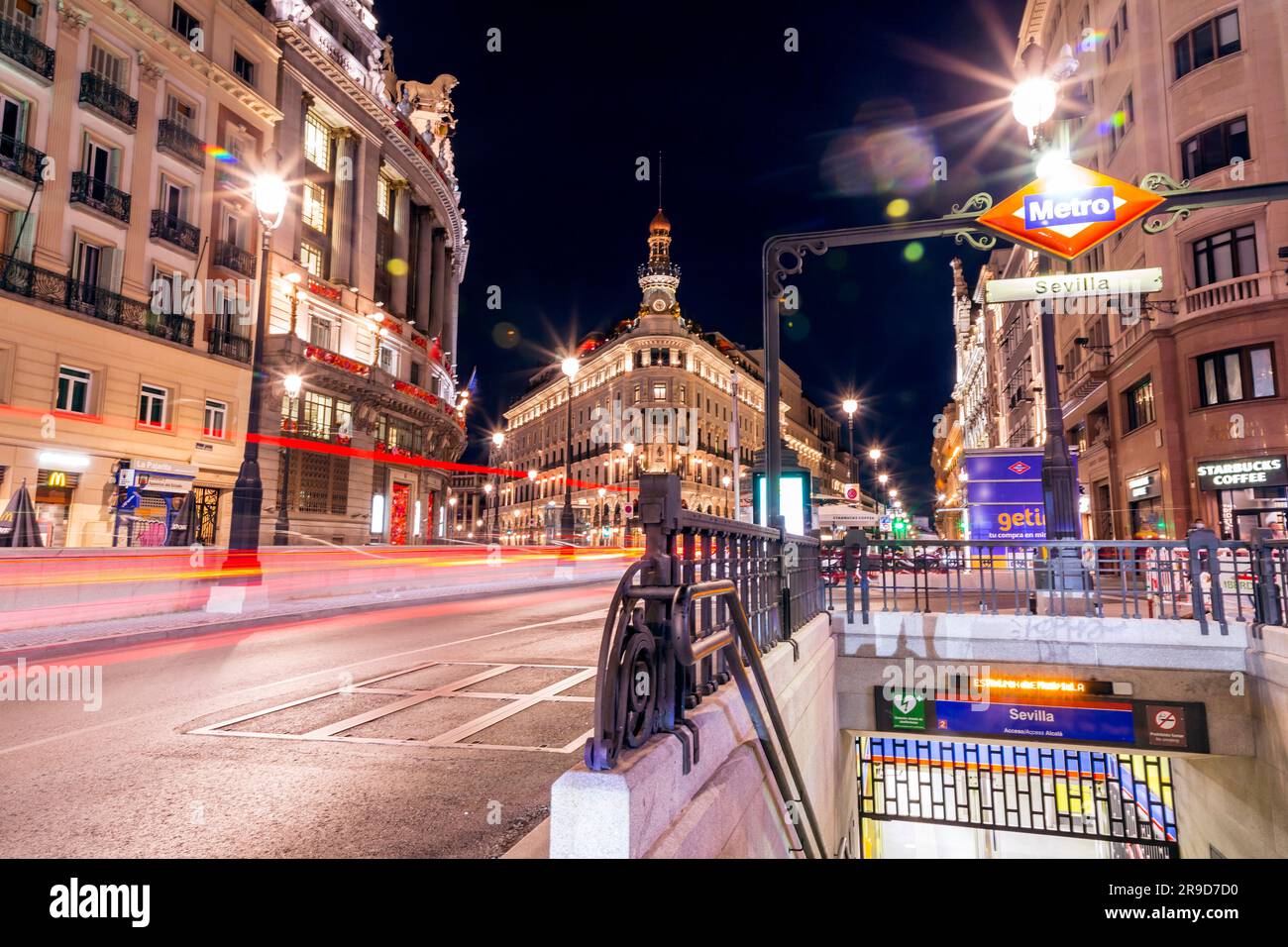Madrid, Spain - FEB 17, 2022: The Four Seasons Hotel at the Plaza de ...