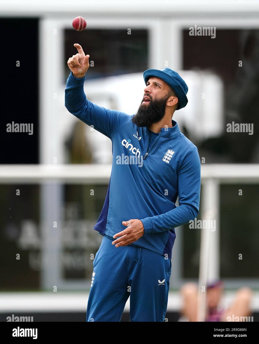 England's Moeen Ali during a nets session at Lord's Cricket Ground ...