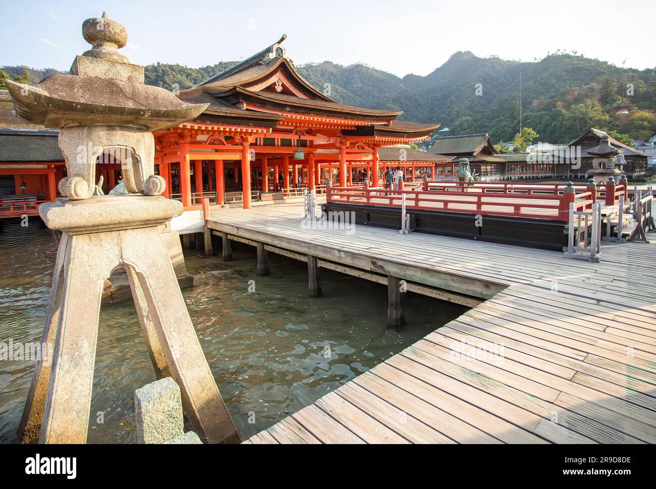 The Itsukushima shrine Stock Photo - Alamy