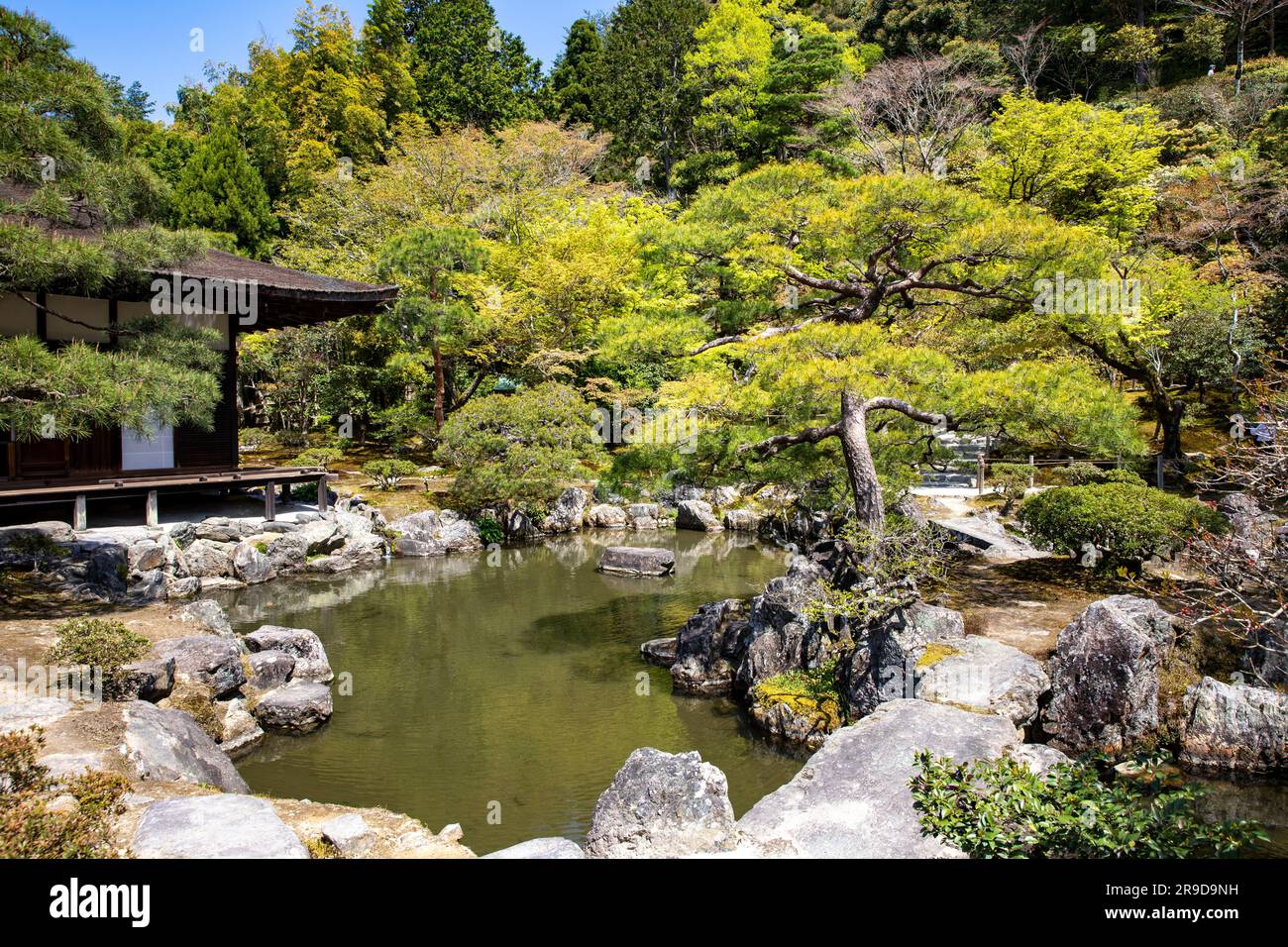 The Silver Pavilion of the temple of Ginkaku-ji or Jisho-ji in Kyoto,spring 2023, Japan,Asia ...