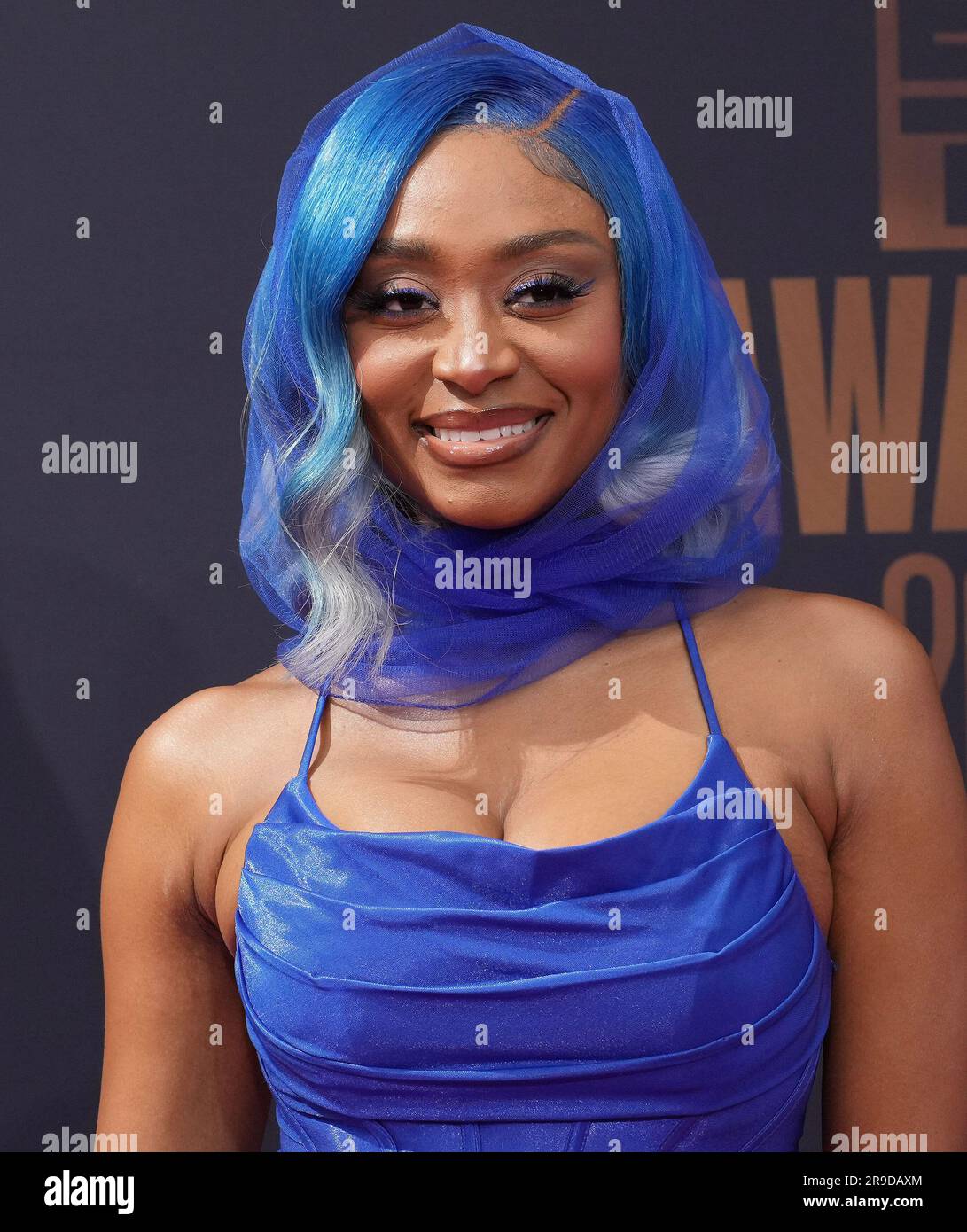 Sonyae Blu arrives at the 2023 BET Awards held at the Microsoft Theater ...