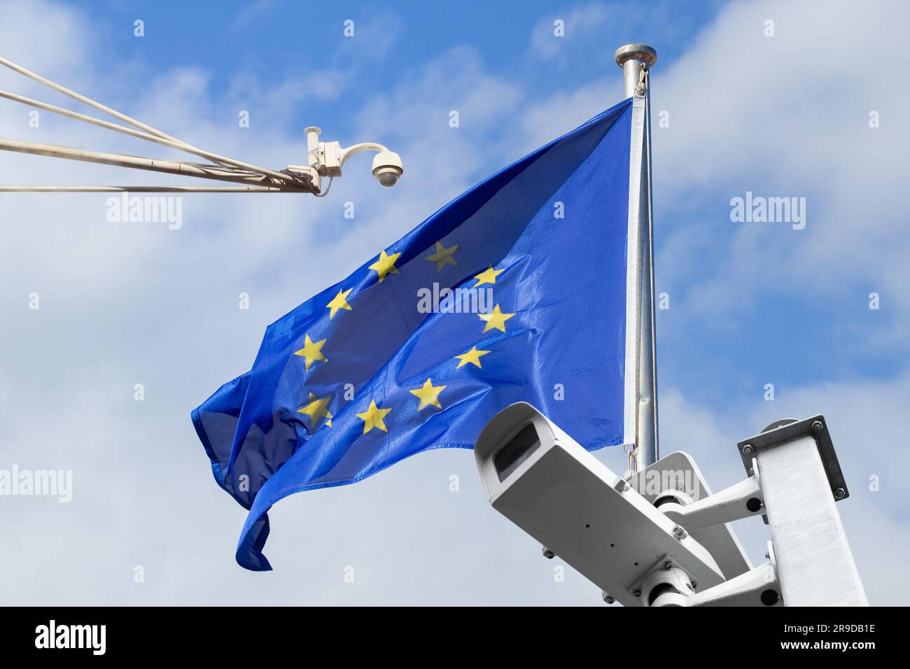 Eu flag big brother concept hi-res stock photography and images - Alamy