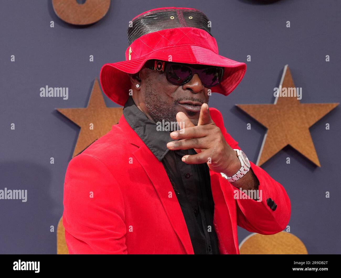 Cutty Ranks arrives at the 2023 BET Awards held at the Microsoft ...