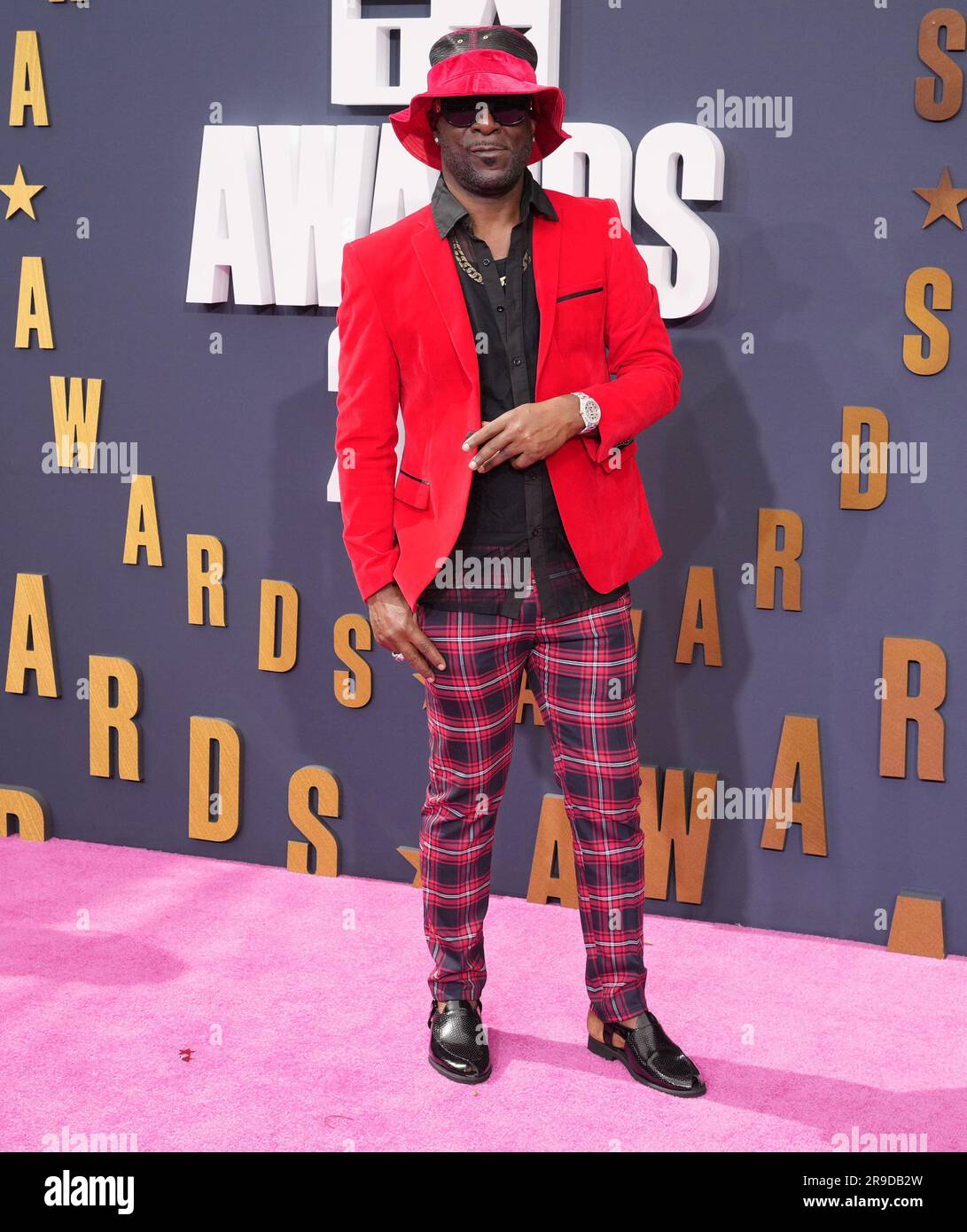 Cutty Ranks arrives at the 2023 BET Awards held at the Microsoft ...