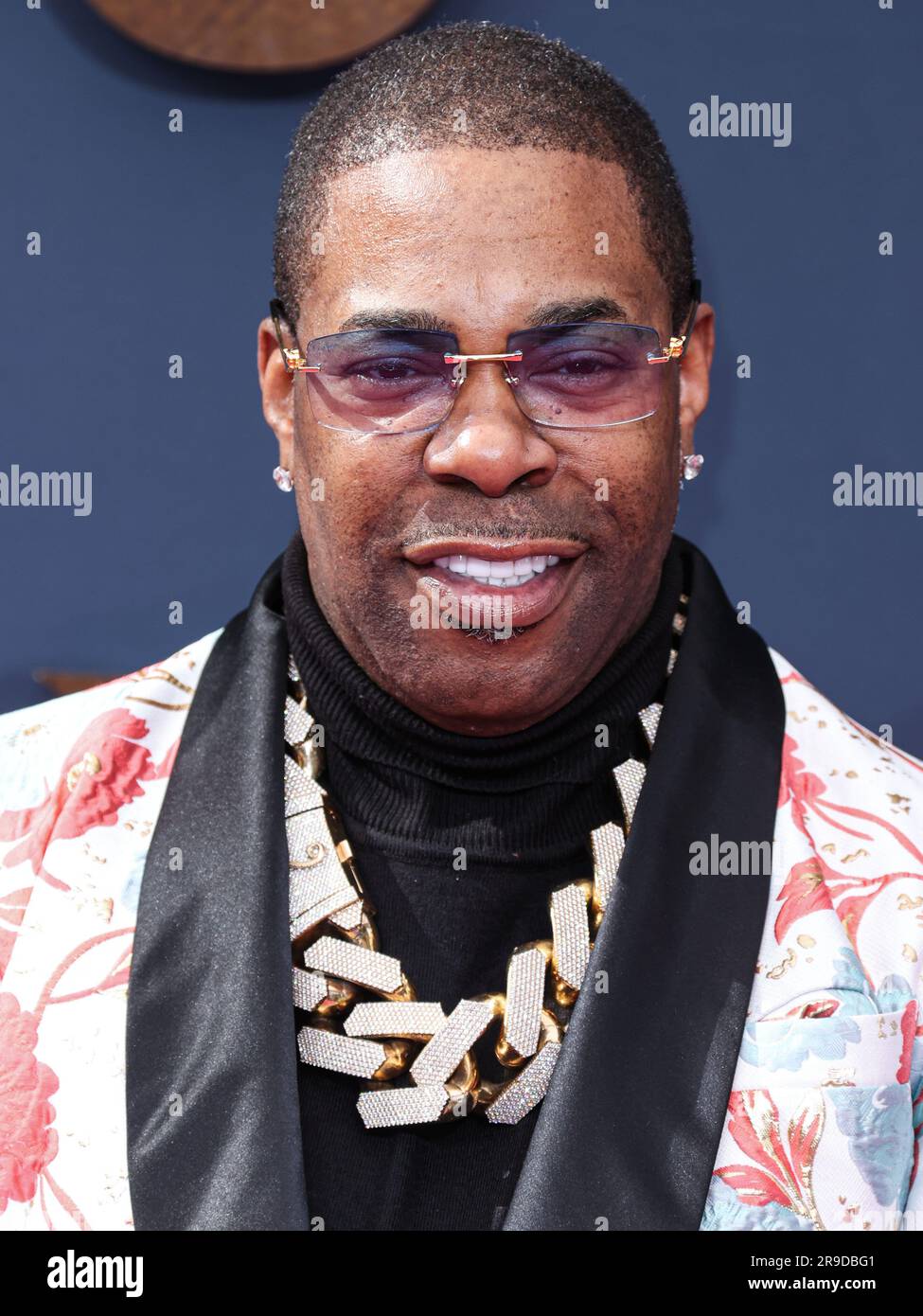 LOS ANGELES, CALIFORNIA, USA - JUNE 25: Busta Rhymes arrives at the BET ...
