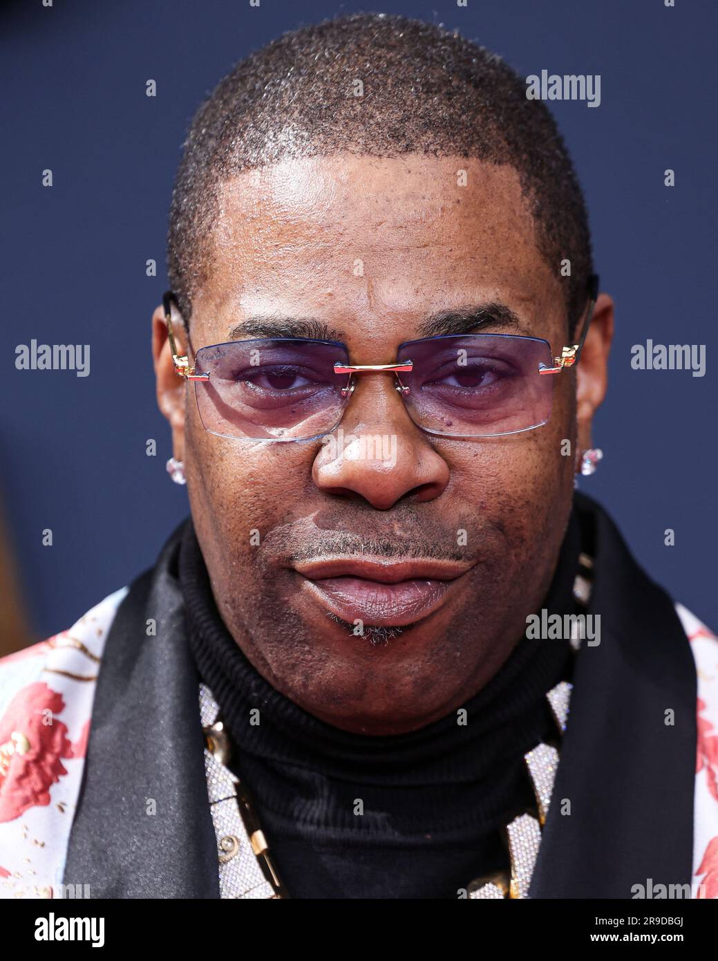 LOS ANGELES, CALIFORNIA, USA - JUNE 25: Busta Rhymes arrives at the BET ...
