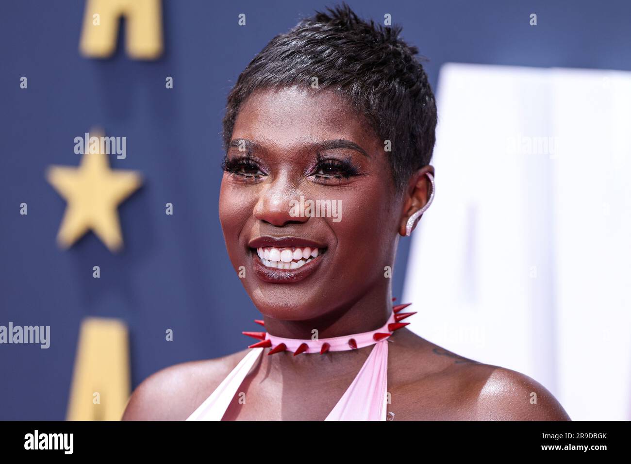 LOS ANGELES, CALIFORNIA, USA - JUNE 25: Doechii arrives at the BET ...