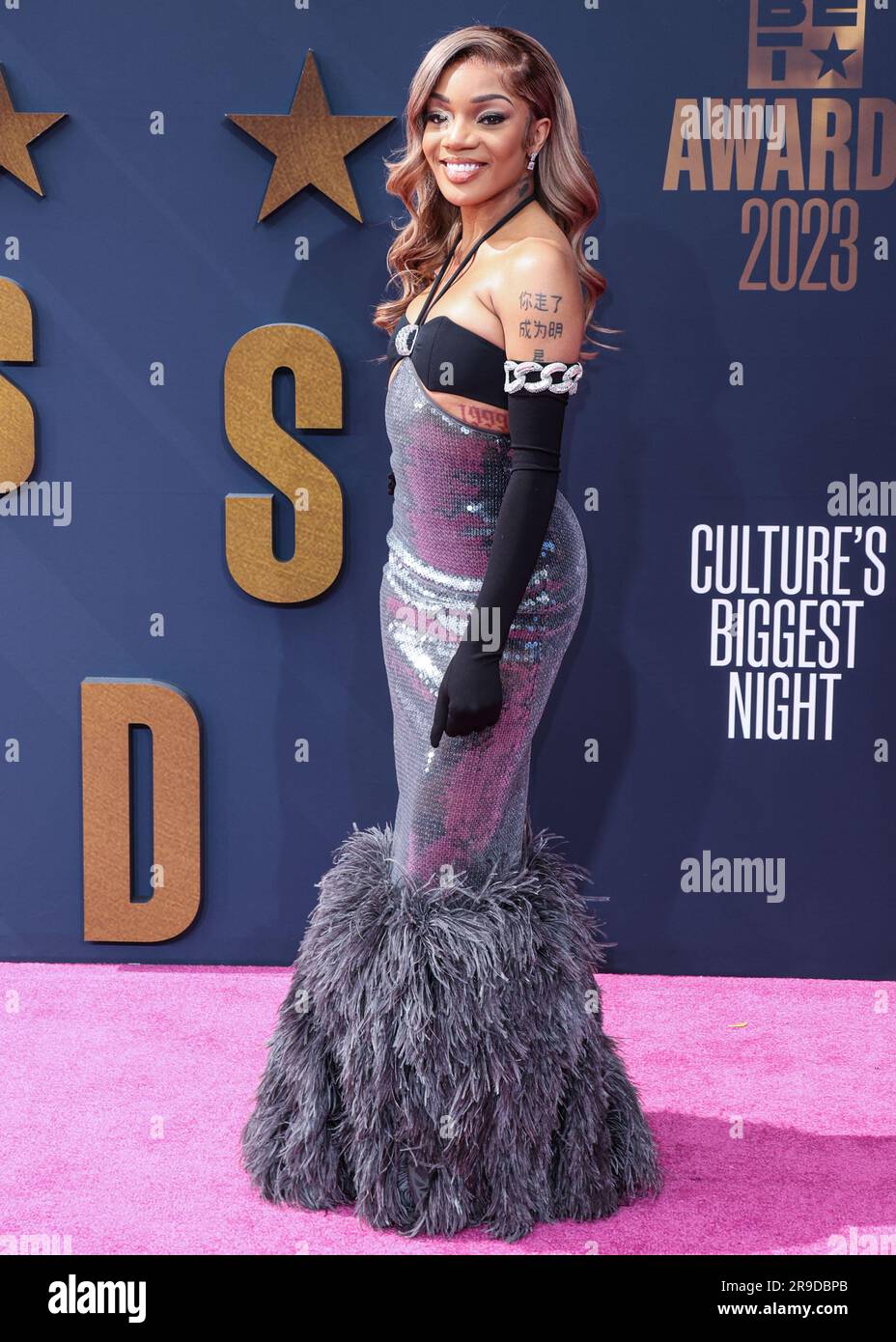 LOS ANGELES, CALIFORNIA, USA - JUNE 25: American rapper GloRilla ...