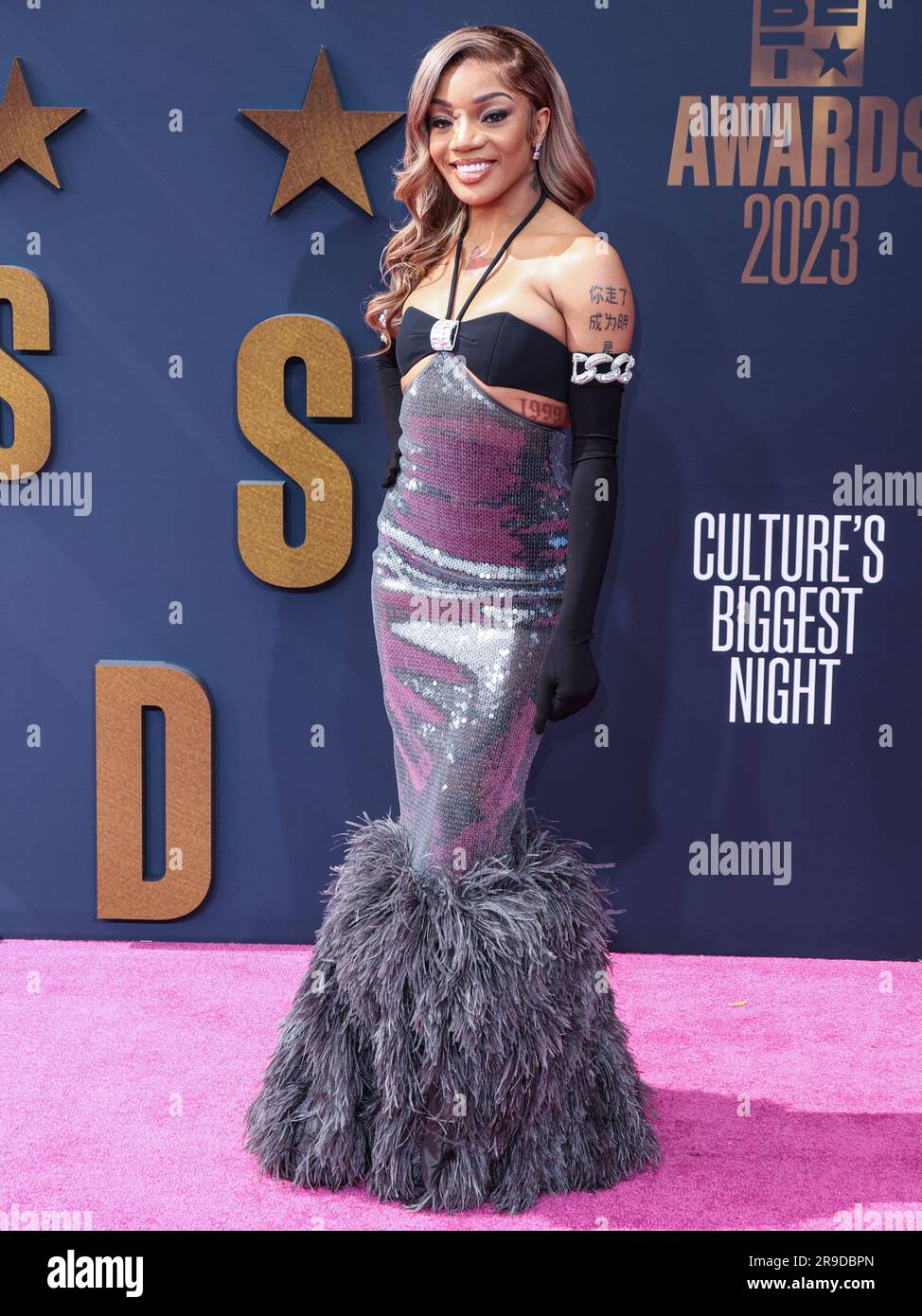 LOS ANGELES, CALIFORNIA, USA - JUNE 25: American rapper GloRilla ...